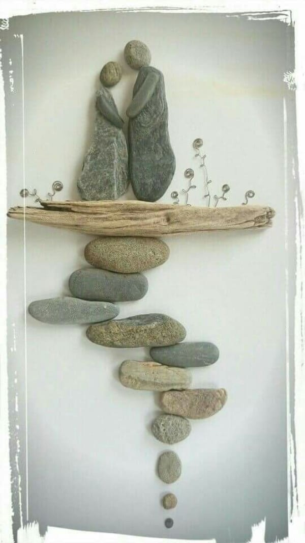 40 Rock And Pebble Art Ideas