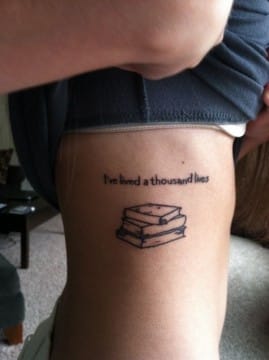 50 Attractive Literary Tattoos For Book Lovers