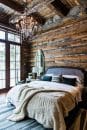 Wood Ceiling and Rock Wall: 40 Cozy House Designs