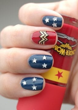 40 Inspiring Superhero Nail Art Ideas