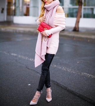 Sexy Off Shoulder Winter Outfits to Bend the Trend