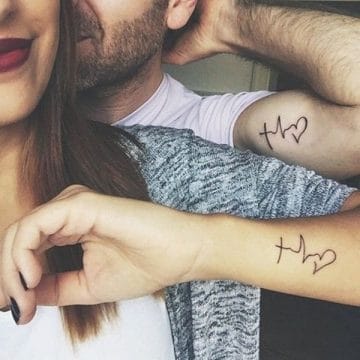 45 Cute Couple Tattoo Designs – Buzz16